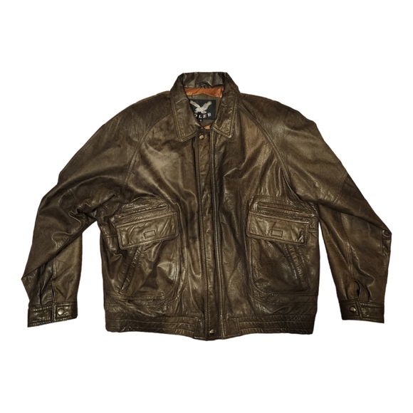 Adler | Jackets & Coats | Vintage Adler Genuine Leather Bomber Jacket ...